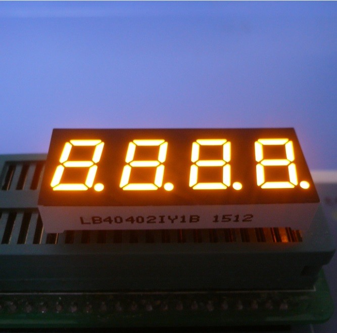 Four Digit 7 Segment Numeric Led Display 0 4 Inch Pure Green For Temperature Control