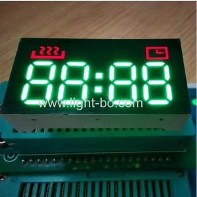 Custom Design Ultra Red /Pure Green 4 Digit 7 Segment LED Clock Display For Mini Oven Control