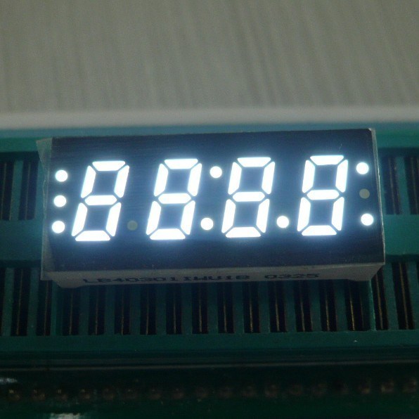 4 Digit Seven Segment Low Power LED Display / 7 Seg For Homes 0.3 Inch