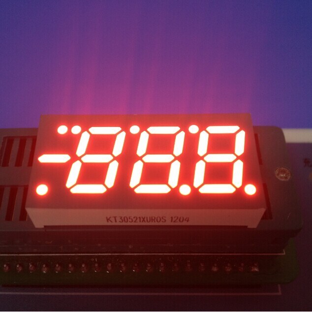 0.52 Inch 3 Digit 7 Segment Led Display 3 Digit , 7 Segment Blue Led Display For Air Conditioner ...
