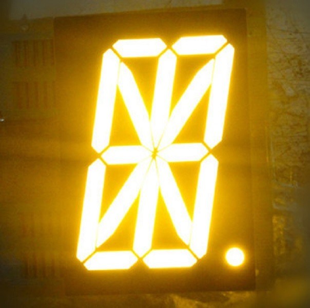 Pure White 16 Segment LED Display For Digital Indicators Multimedia ...