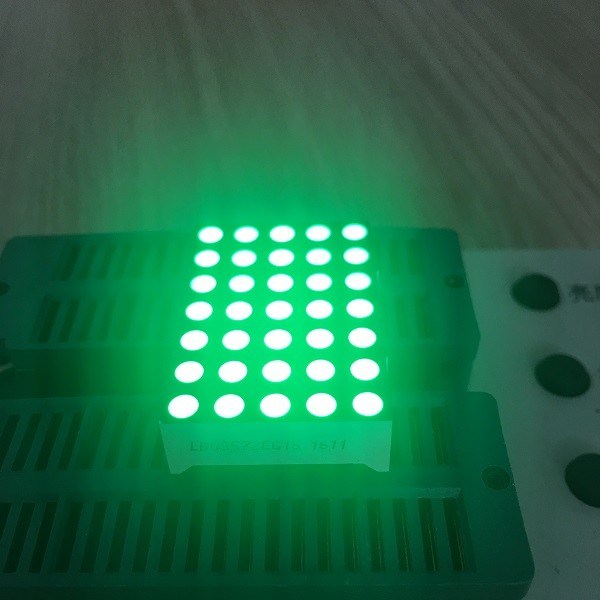 LED Matrix Display TA12-11SRWA LED Dot Matrix Display - 5x7 Red Common ...