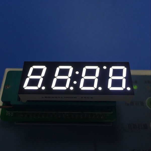 4 Digit 7 Segment LED Clock Display 14.2 Mm Height Common Cathode For microwave oven timer