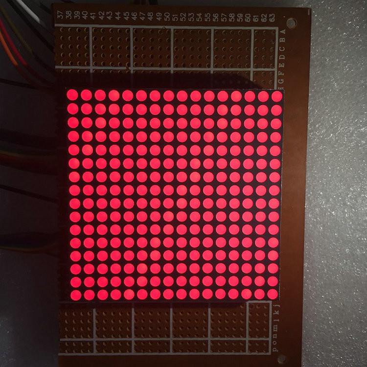 Face Color Yellow Segments Black Face Dot Matrix LED Display Module with Input Voltage of AC100-240V