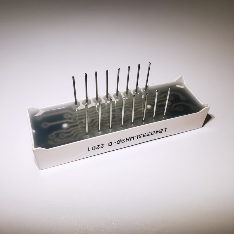 Electricity Powered LED Clock Display 12x6 Inches Common Cathode ...