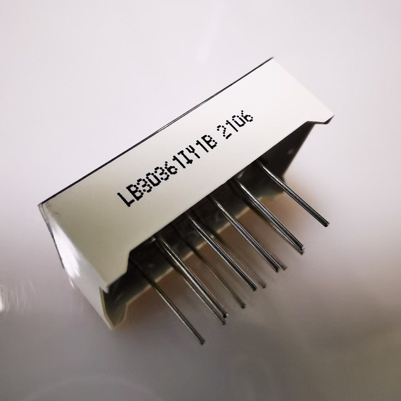 Common Cathode Super Bright Amber 7 Segment 3 Digit 9.2mm LED Display for Panel Meter