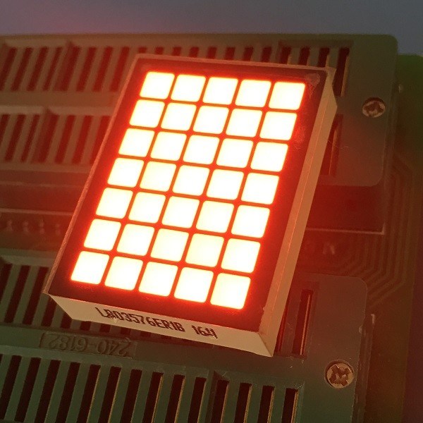 Super Bright Red Square DOT Matrix 5*7 LED Display for Lift Floor ...
