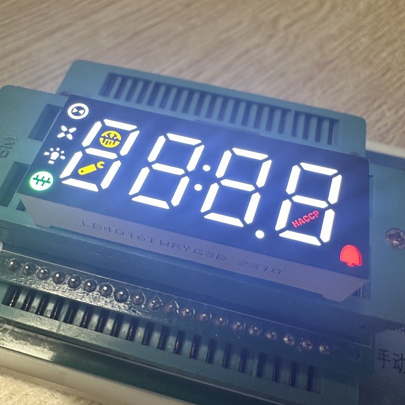 Multicolour 4 Digit 7 Segment LED Display Common Anode for Refrigerator ...