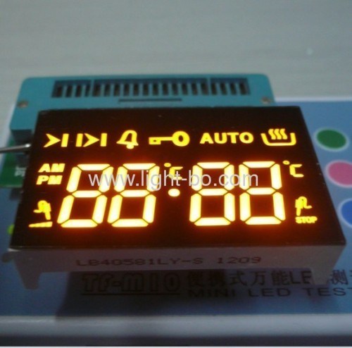 Ultra bright amber 0.58-inch Four-digit 7-segment LED Display Widely ...