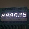 White 7 Segment LED Display 6 Digit 9.2mm Common Cathode for Digital Countdown Timer