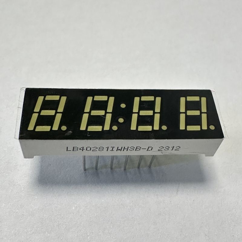 LED Display 7mm Ulrta Bright White 4 Digit 7segment Common Cathode for Multimeter Panel