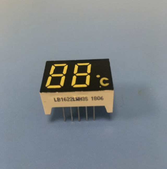 Custom Ultra white dual digit 0.47" 7 segment led display common ...