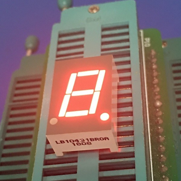 Energy Meter 7 Segment Led Display Single Digit Super Red 0.43 Inch ...