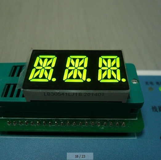 Super Amber Triple Digit 14 Segment LED Display Full Color 0.56 Inch ...