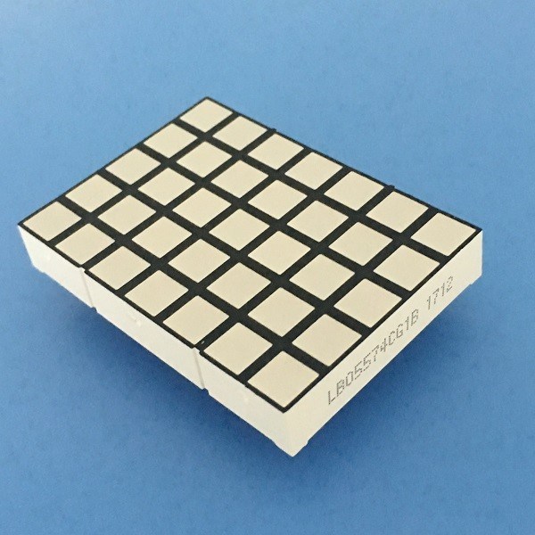 1.26 Inch 3mm 5 x 7 Dot Matrix Led Running Display High Brightness ...