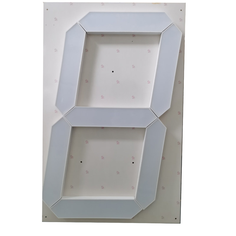 Ultra Bright Red single digit 7 Segment LED Display Custom 20 Inch For ...