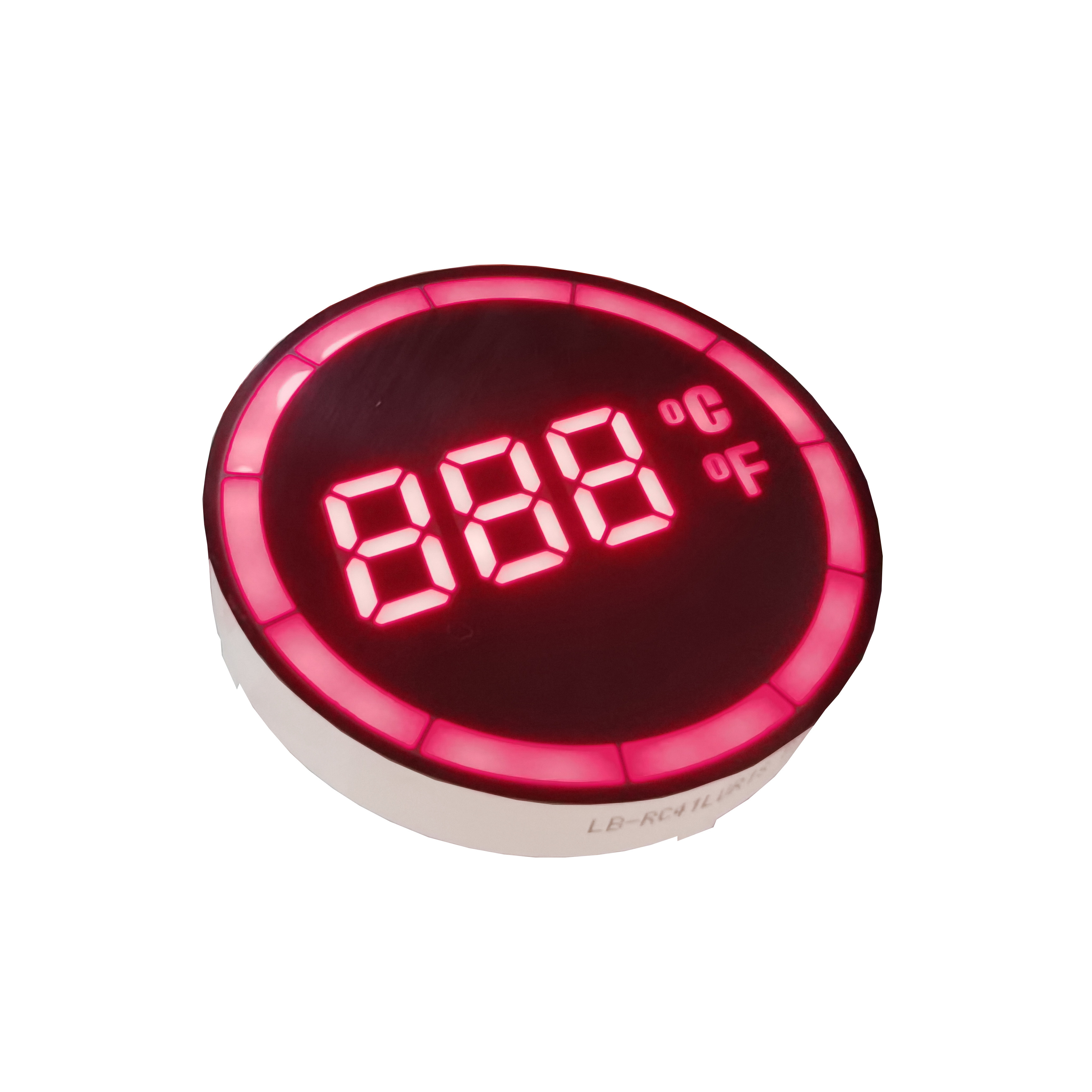 Round Shape Common Cathode 7 Segment Display Easy Assembly For ...