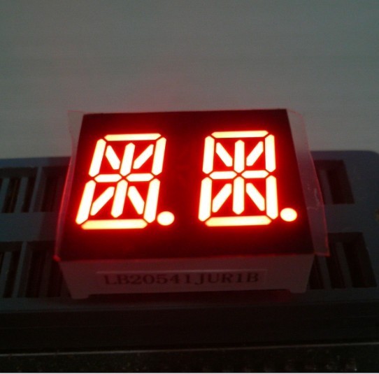 0.54" Alphanumeric LED Display Dual Digit 2 X 7 Segment Common Anode ...