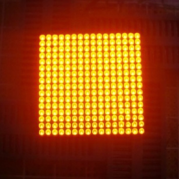 SGS 40mm 16x16 Rgb Led Matrix , Dot Matrix LED Running Display