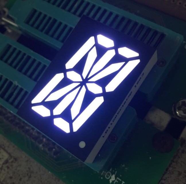 1.2 Inch 16 Segment Alphanumeric Led Display For Digital Numeric Indicator