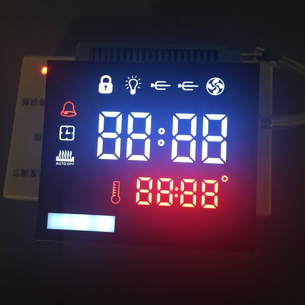 Ultra Red Custom LED Display , 8 Digit 7 Segment LED Display For Oven ...