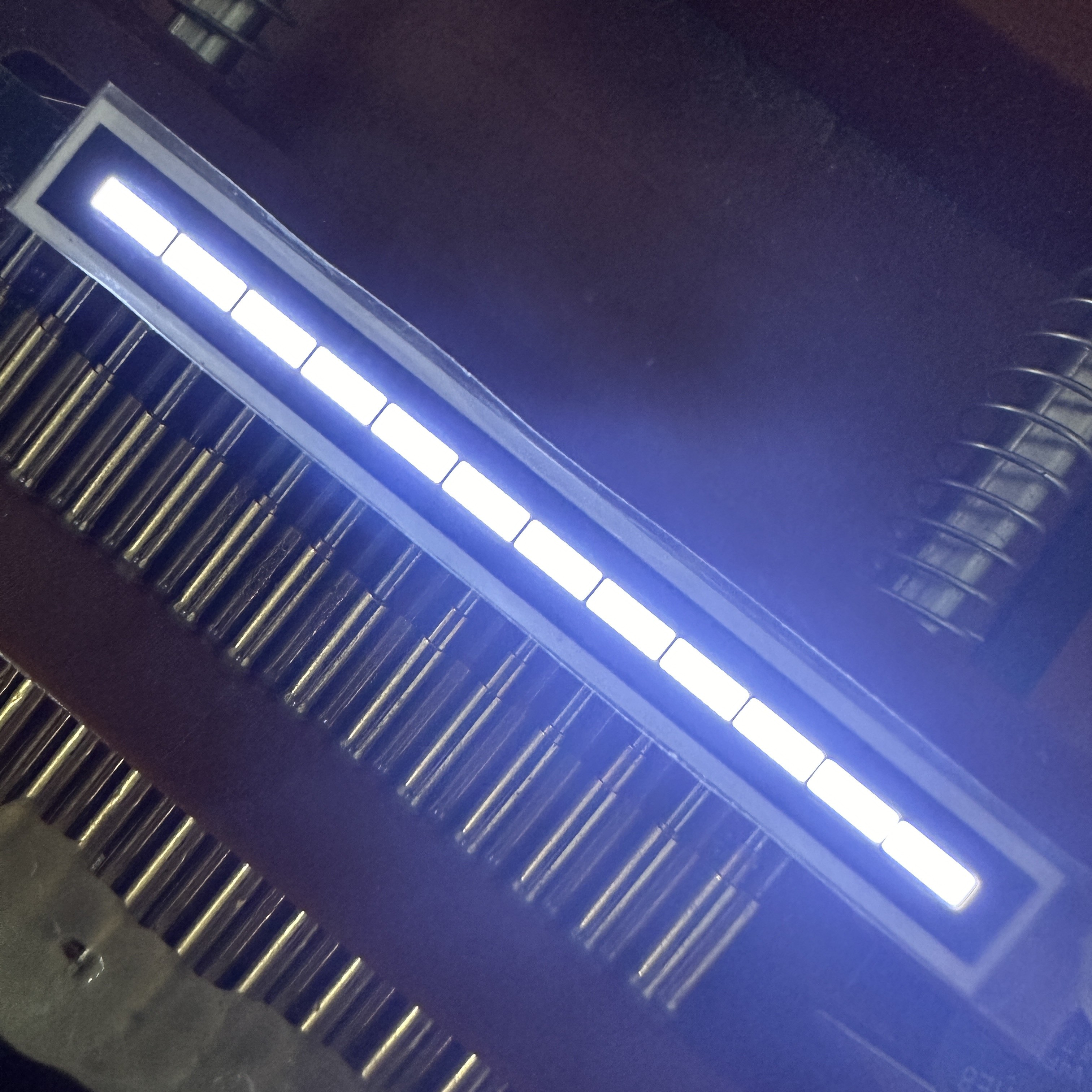 Bright White 12 Segment LED Light Bar LED DISPLAY For Levels Sign