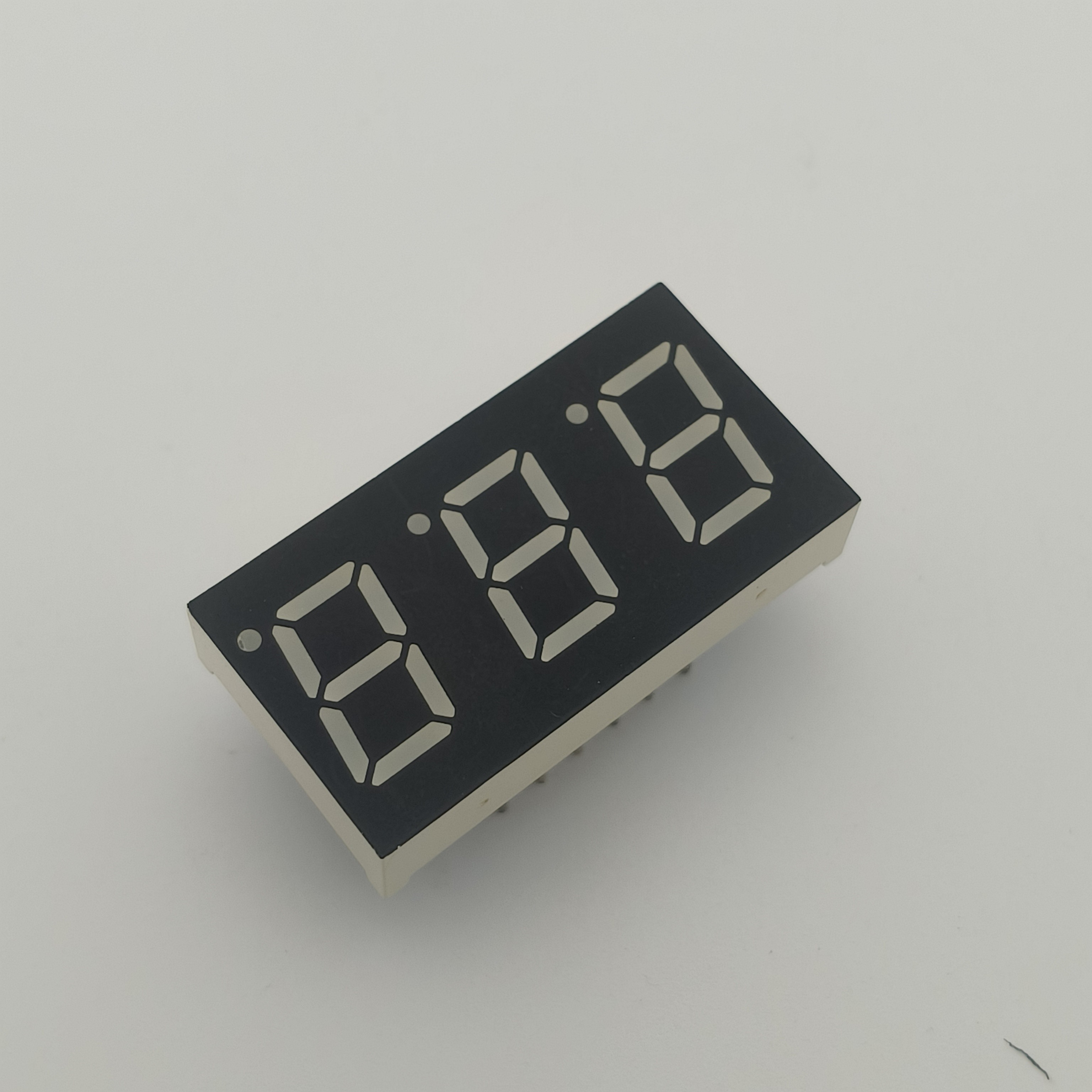 Customied Orange Color 7 Segment LED Display Triple Digit Common Cathode