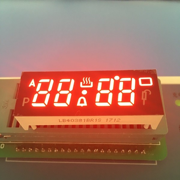 Super Red Custom LED Display Common Anode 4 Digit 7 Segment DIP Pin Type
