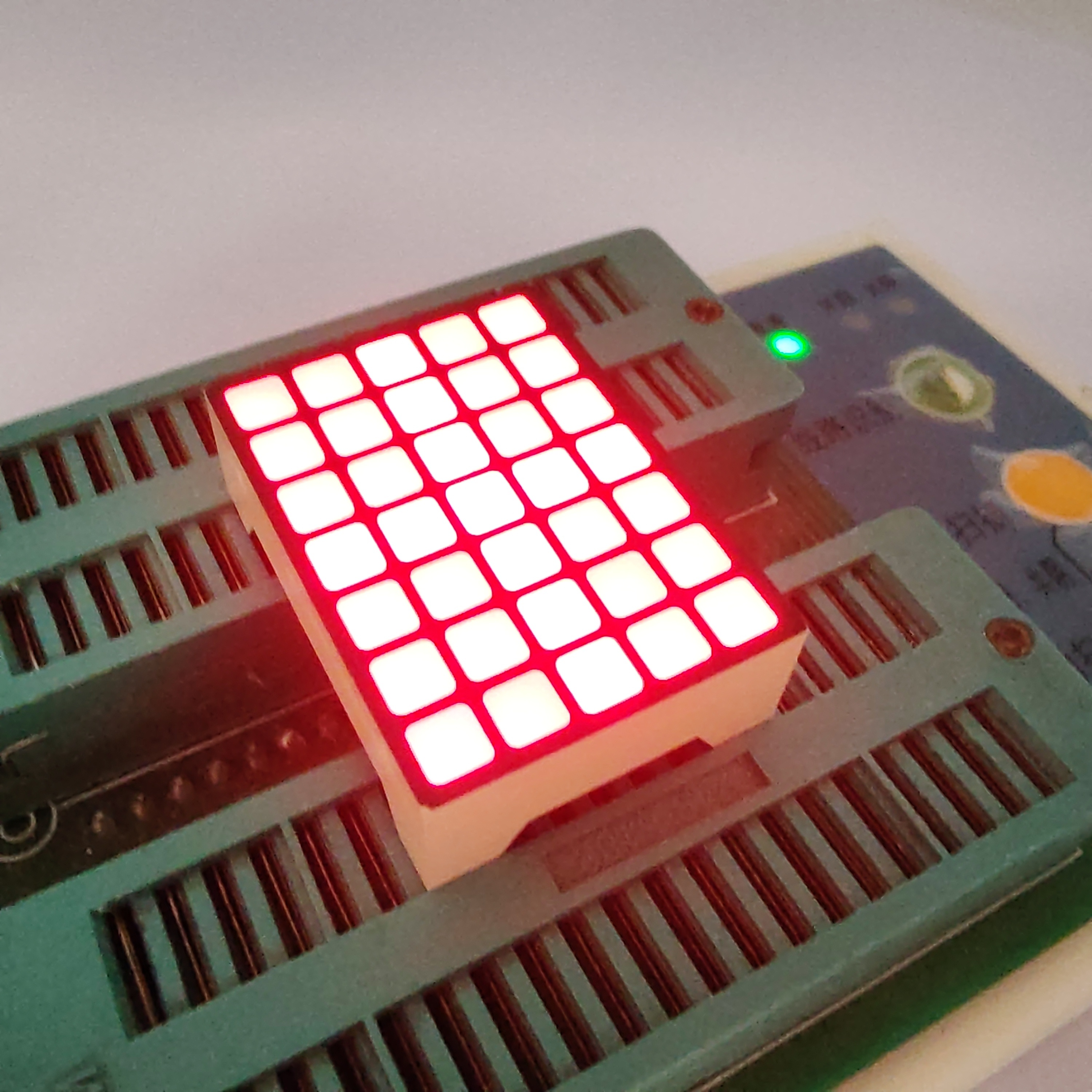 5*7 Square DOT Matrix LED Display Super Bright Red for Elevator Floor ...