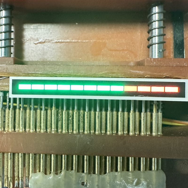 Ultra Red/Pure Green 12 Segment LED Light Bar for Instrument Panel ...