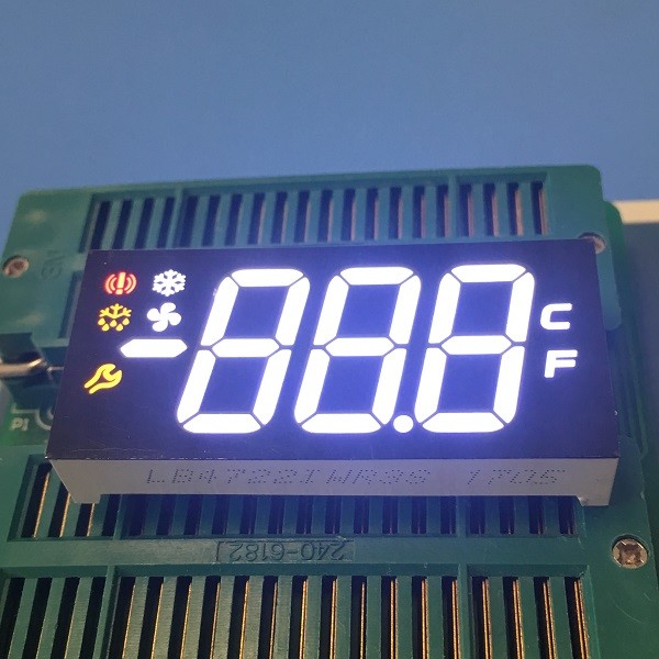Multicolor 3 Digit Seven Segment Display Ultra Bright For Refrigerator ...
