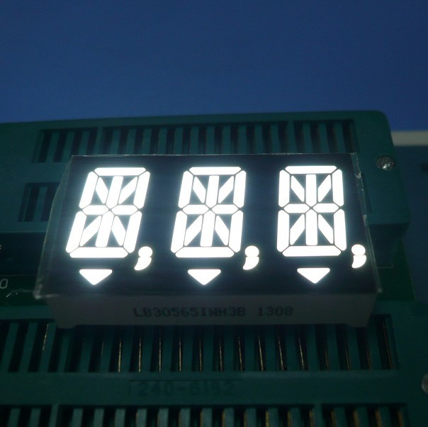 Super Amber Triple Digit 14 Segment LED Display Full Color 0.56 Inch ...