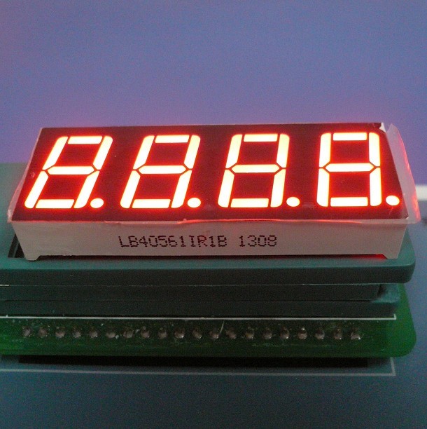 Super Red 7-Segment LED Display for Temperature Control 4-digit 0.56-inch