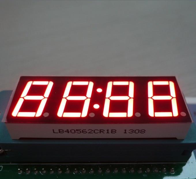 Super Green 0.56 Inch Clock LED Display , Common Anode 7 Display