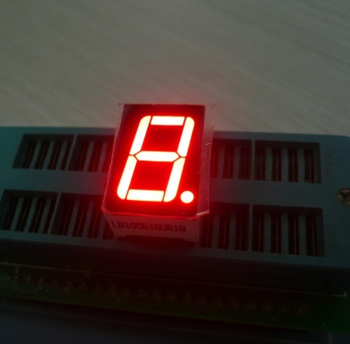 Ultra red 14.2mm Single Digit 7 Segment Led Display common anode For Digital Indicator