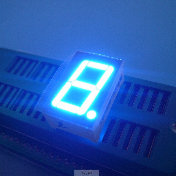 Ultra red 14.2mm Single Digit 7 Segment Led Display common anode For ...