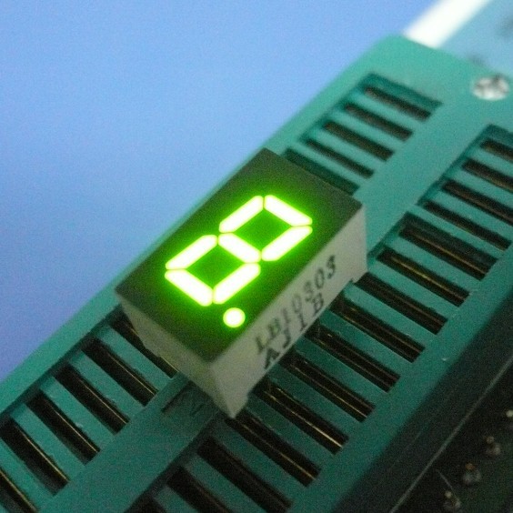 Ultra White 3 Inch 1 Digit 7 Segment Led Display High Performance