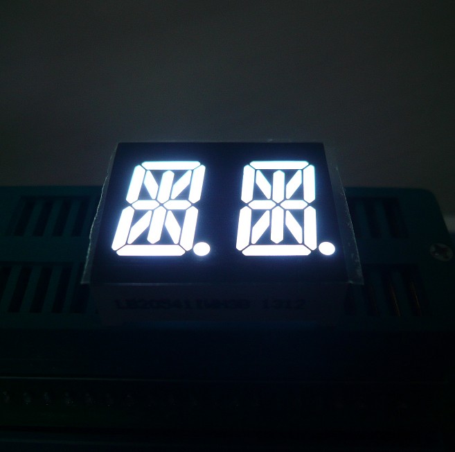 0 .54 Inch Common Anode 14 Segment Led Display 2 Digit Super Bright Green