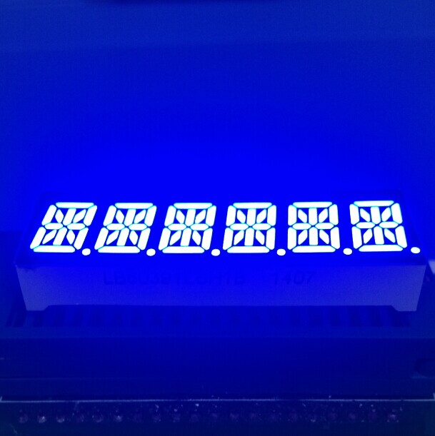 Super Bright Red 6 Digit 14 Segment Led Display 10mm For Taximeter