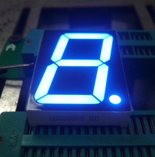 Single Digit 7 Segment Led Display Common Anode , Surface Mount 7 ...