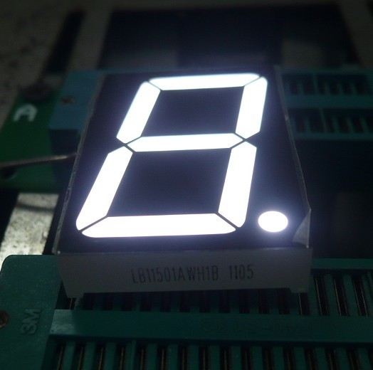 Single Digit 7 Segment Led Display Common Anode , Surface Mount 7 ...