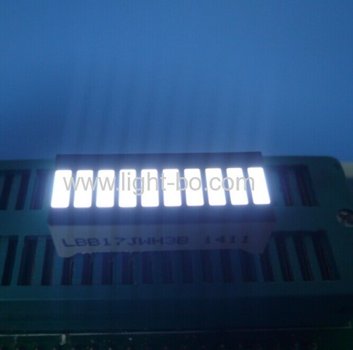 Ultra Blue Brightest 10 LED Light Bar For Instrument Panel Indicator