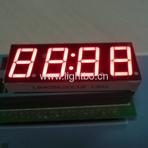 Pure Green LED Clock Display 4 digit 7 segment For Industrial Timer