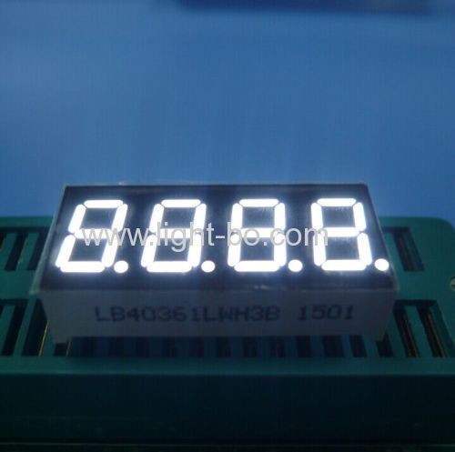 Four Digit 0.36" Common Cathode 7 Segment Display For Medical Instrument