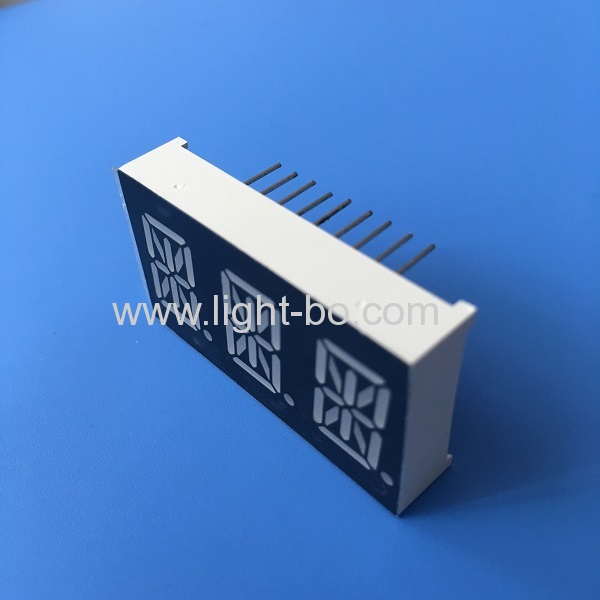 Ultra Red 0.54 Inch Triple Digit 14 Segment Alphanumeric Led Display