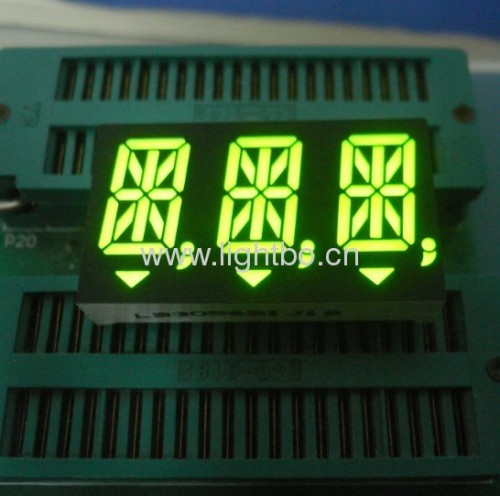 Ultra Red 0.54 Inch Triple Digit 14 Segment Alphanumeric Led Display
