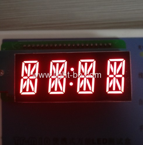 Ultra Red 0.54 Inch Triple Digit 14 Segment Alphanumeric Led Display