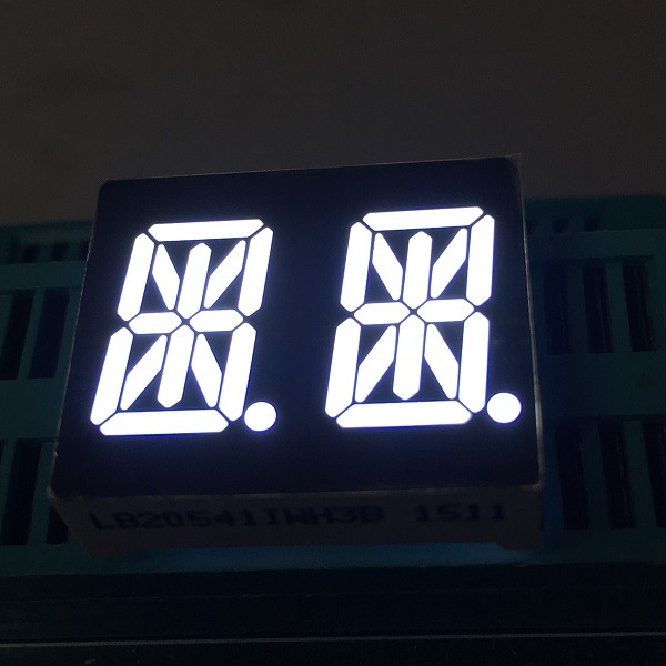 Ultra Bright White 0.54" 14 Segment Led Display Dual Digit common anode ...